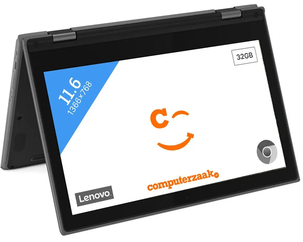 Lenovo 300e Refubished ChromeBook - Meedoen in Borger-Odoorn